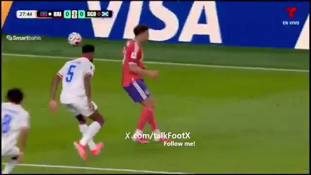 Jedna bramka przesądziła o wyniku meczu Haiti - Szkocja! [VIDEO]